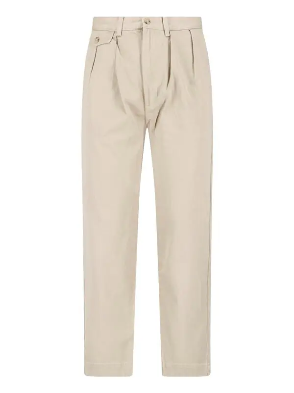 Polo Ralph Lauren Straight Pants "whitman - Beige