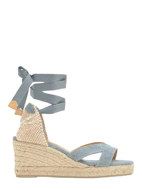 CastaÑer Bailey Espadrille Wedges - Aqua