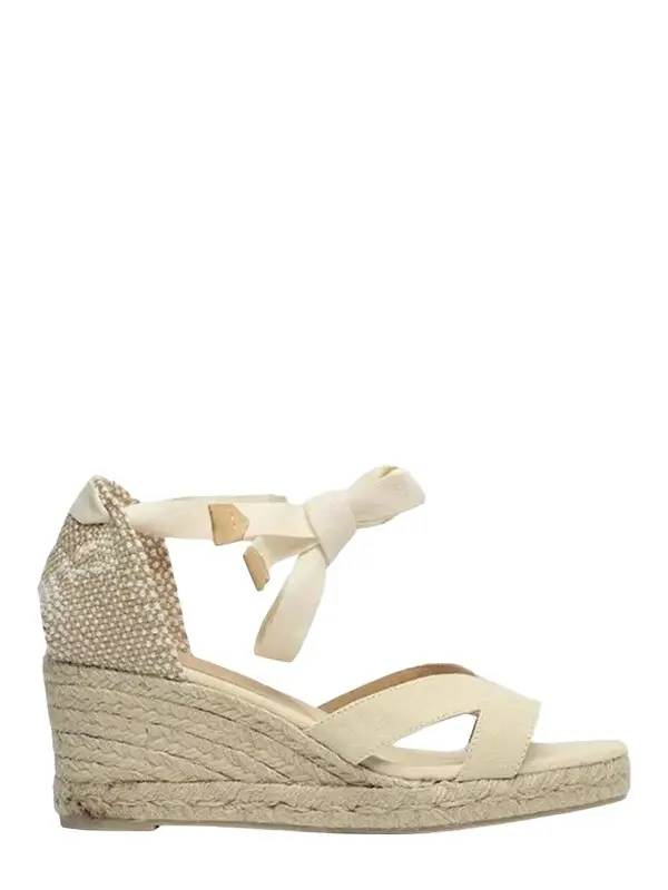 CastaÑer Bailey Wedge Heels - Ivory