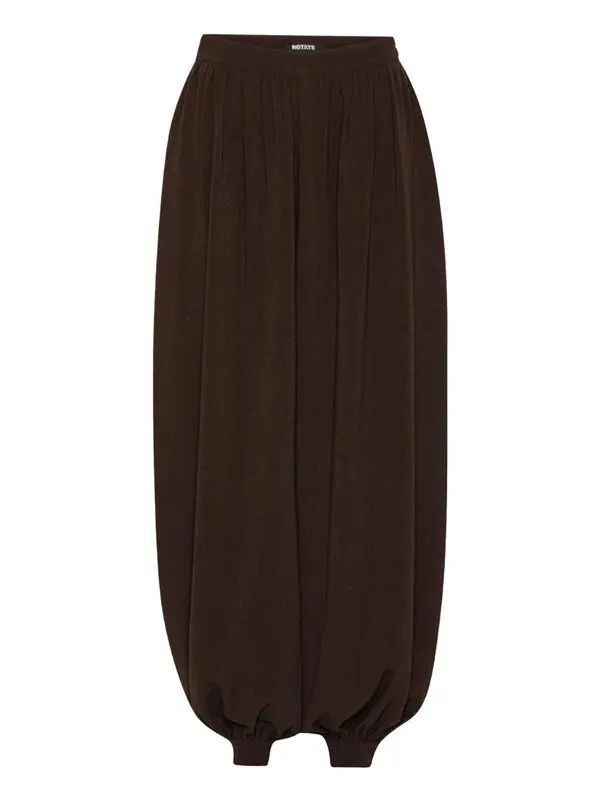 ROTATE BY BIRGER CHRISTENSEN Balloon Pleated Pants - Mole