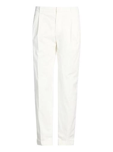 Incotex Cotton Elastane Gabardine Trousers - White