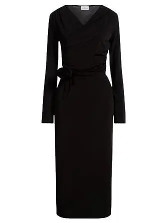 Marella Jersey Bodycon Midi Dress - Black