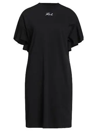Karl Lagerfeld Mini T-shirt Dress - Black