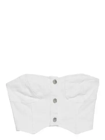 GRIFONI Corset Top - White