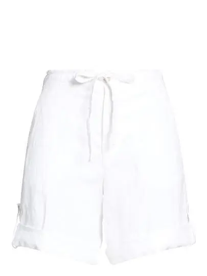 120% Lino Linen Shorts - White