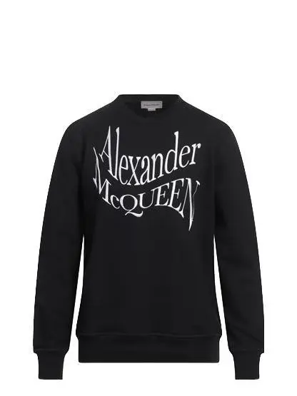 Alexander McQueen Cotton Sweatshirt - Black