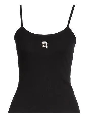 Karl Lagerfeld Organic Cotton Tank Top - Black