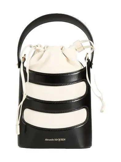 Alexander McQueen Leather Bucket Bag - Black