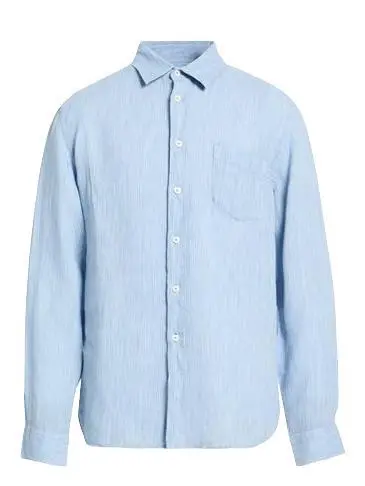 120% Lino Shirt Size Linen - Blue