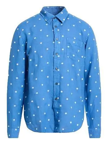 120% Lino Shirt Size Linen - Navy