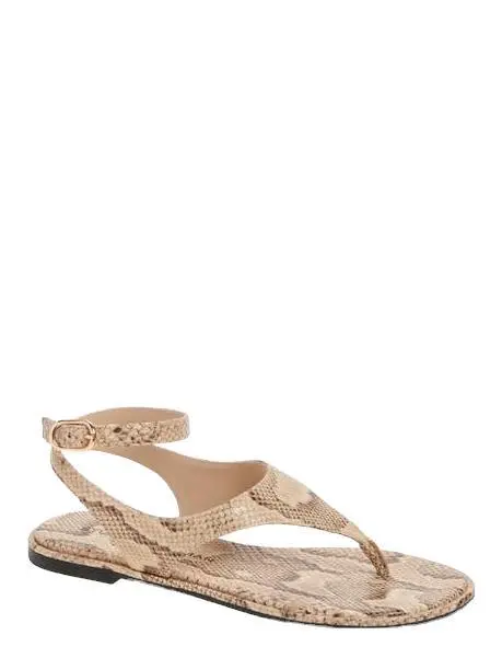 STUART WEITZMAN Ankle Strap Sandal - Adobe