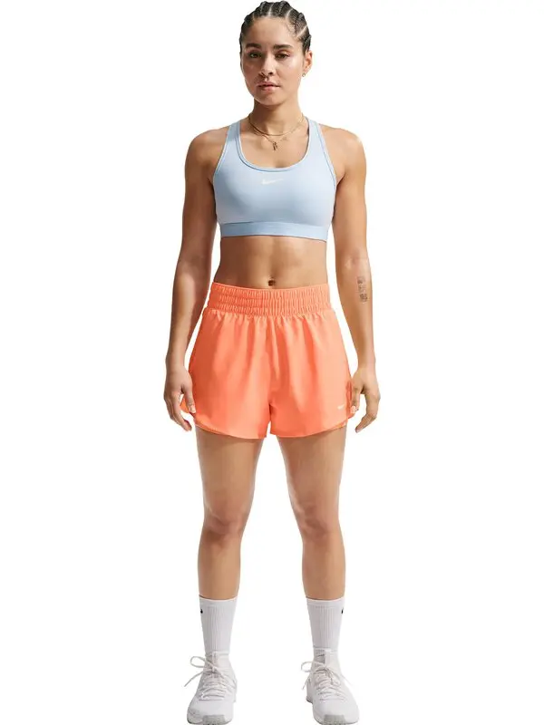 Nike One Dri-fit High-waisted 3" 2-in-1 Shorts - Orange