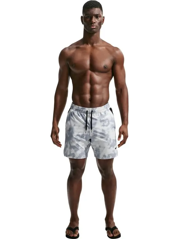 Nike Swim Contend 7" Boxer Volley Shorts - Grey