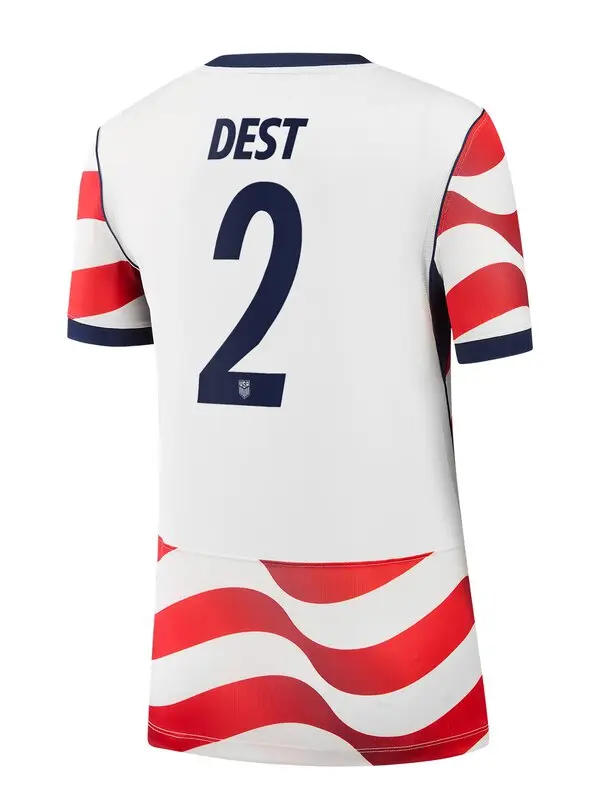 Nike Sergiã±o Dest Usmnt 2026 Stadium Home Dri-fit Soccer Jersey - White