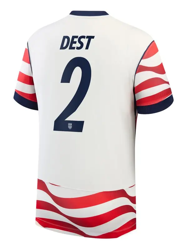 Nike Sergiño Dest Usmnt 2026 Stadium Home Dri-fit Soccer Jersey - White