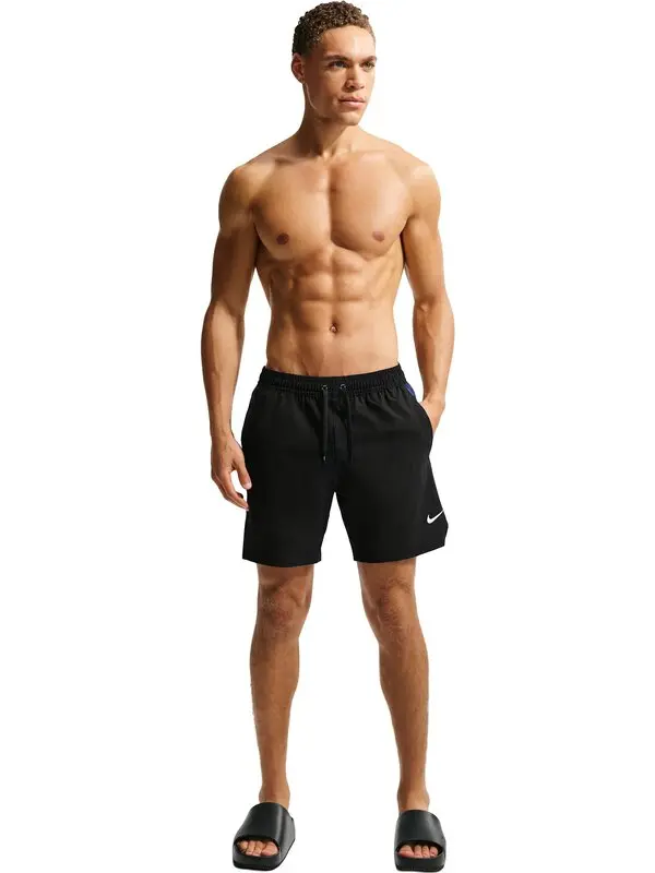 Nike Swim Contend 7" Brief-lined Volley Short - Black