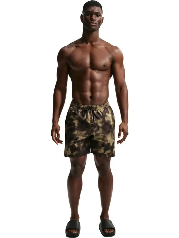 Nike Swim Contend 7" Boxer Volley Short - Brown