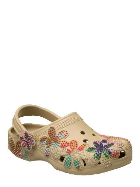 CROCS Classic Beaded Clog - Beige