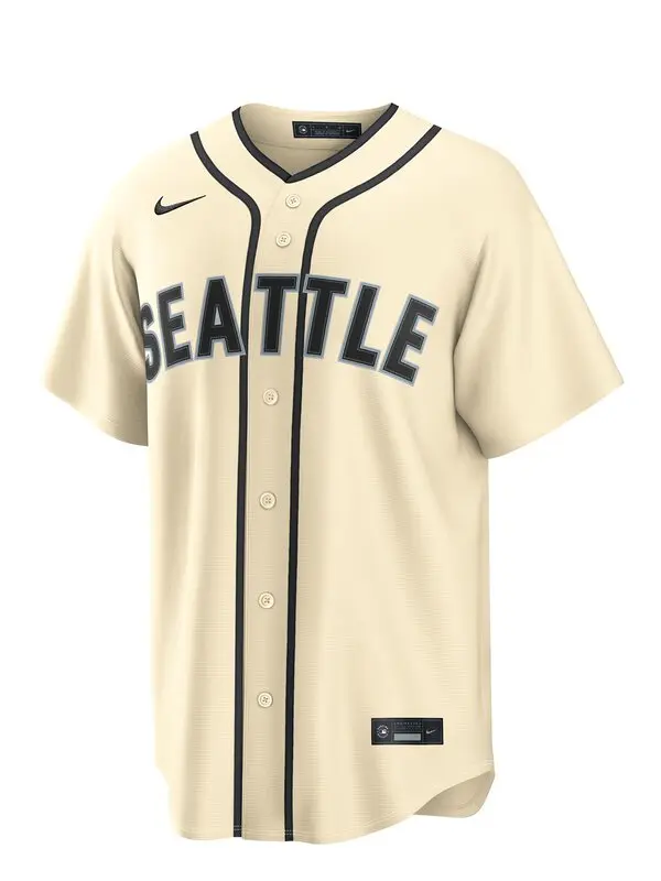 Nike Cal Raleigh Seattle Mariners Mlb Replica Jersey - Brown