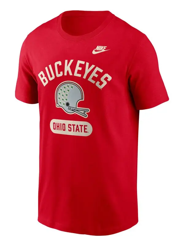Nike Ohio State Legacy Arch Helmet College T-shirt - Red