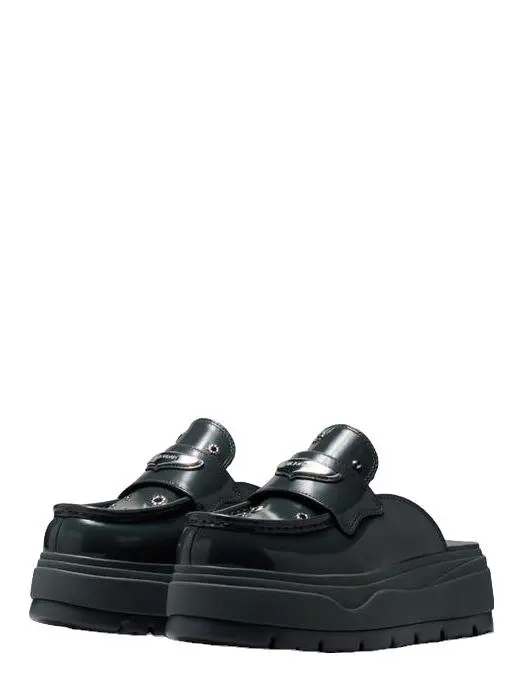 JORDAN Air Mule Se Platform Loafer Mule - Anthracite/metallic Silver