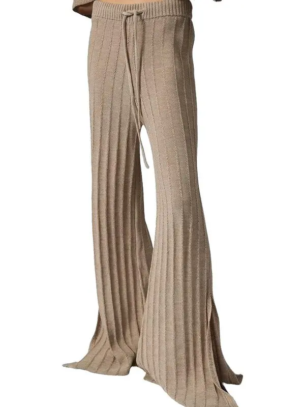 Day Birger Et Mikkelsen Tachia Linen Blend Wide Leg Trousers - Cobblestone