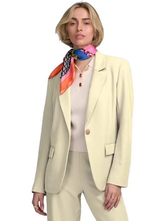 ELLE COLLECTION Tailored Blazer - Butter