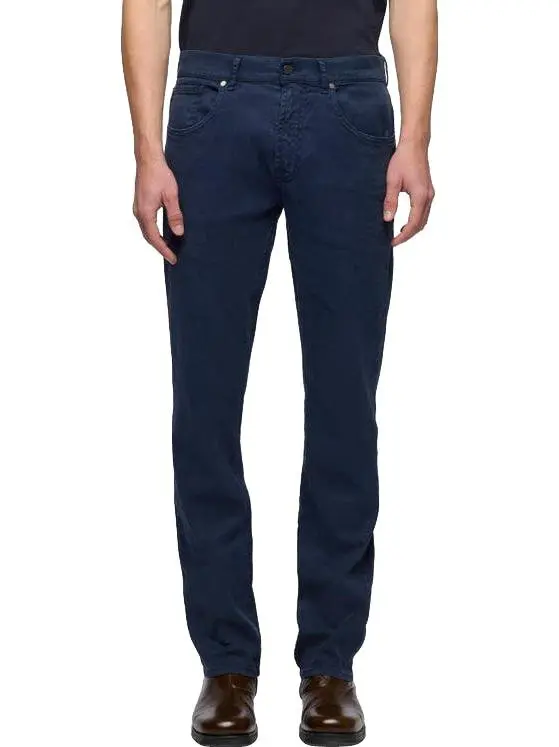 7 For All Mankind The Straight Leg Twill Pants - Ocean