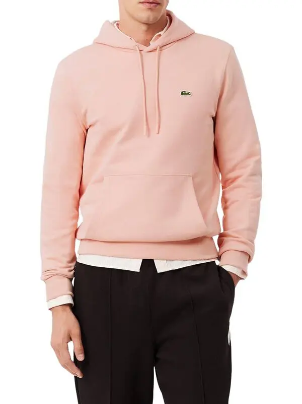 Lacoste Cotton Fleece Pullover Hoodie - Miami