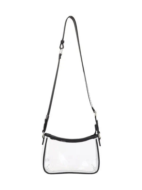 MALI + LILI Alana Clear Crossbody Bag - Black