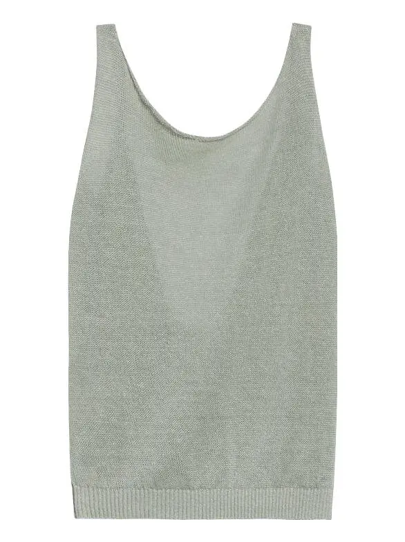 Paloma Wool Lotti Sleeveless Hemp Sweater - 510 - Green