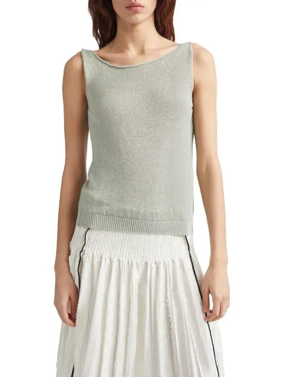 Paloma Wool Lotti Sleeveless Hemp Sweater - 510 - Green