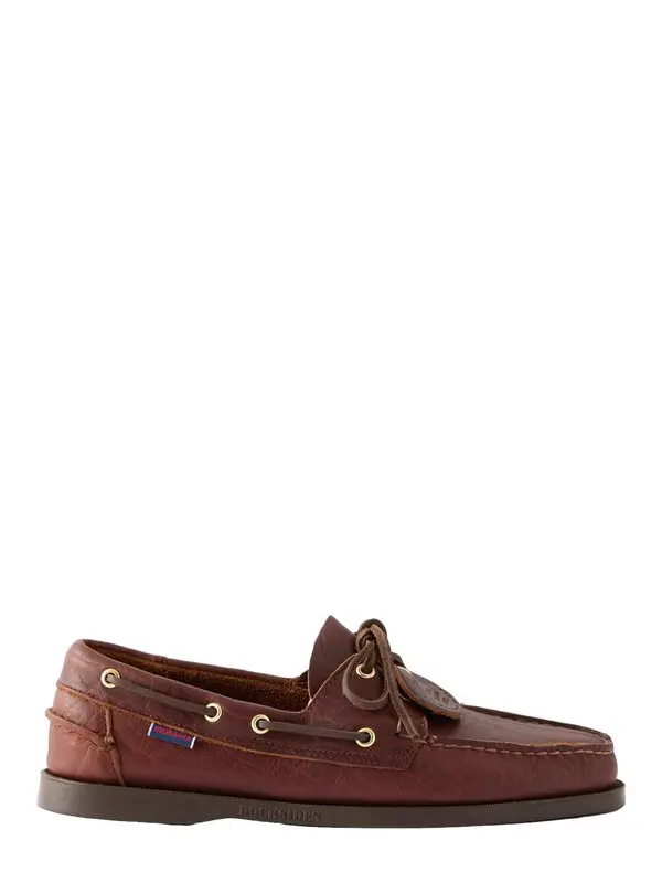 SEBAGO Portland Full-grained Leather Boat Shoes - Brown