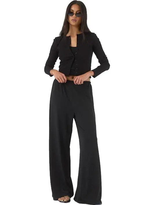 THIRTY YEARS Relaxed Modal Pants - Black