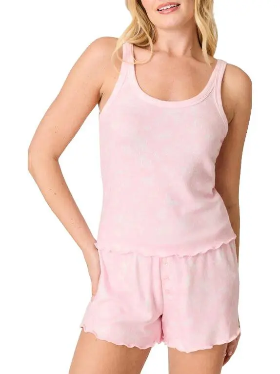 PJ Salvage Mix & Match Tank Pajamas - Baby Pink