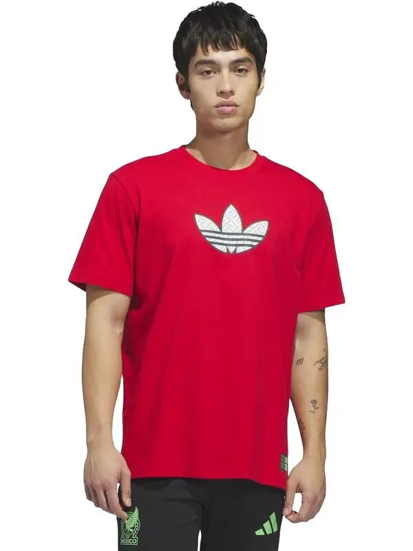 Adidas Mexico National Team 2026 Away Jersey Hook T-shirt - Red