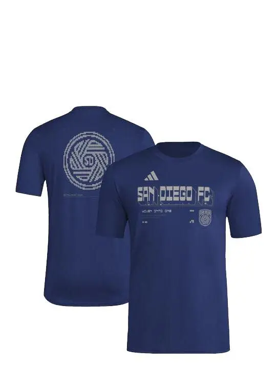 Adidas San Diego Fc 2026 Anthem Aeroready Pregame T-shirt - Navy