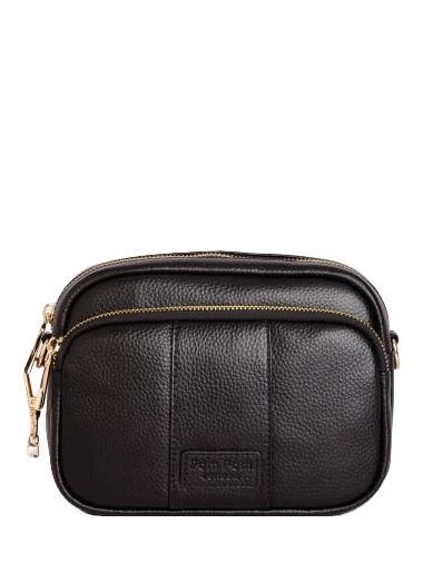 POM POM LONDON Original Crossbody Bag - Black