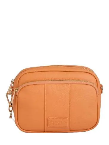 POM POM LONDON Original Crossbody Bag - Mango Tango
