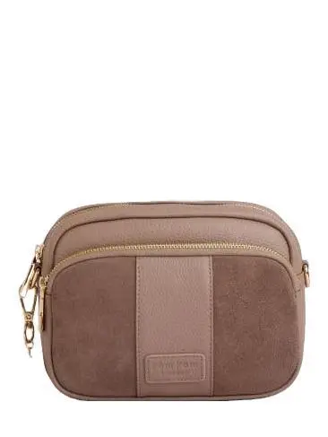 POM POM LONDON Original Crossbody Bag - Mocha