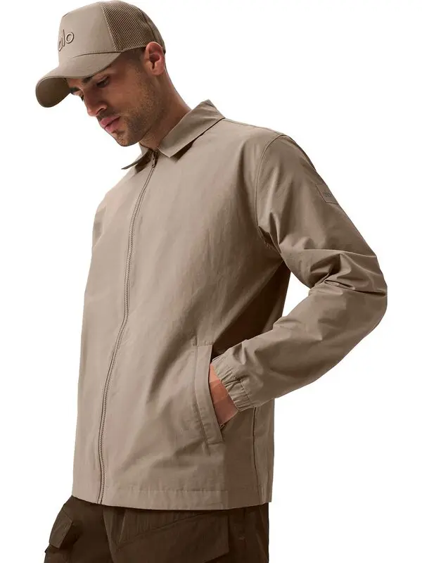 Alo Yoga Torrent Overshirt Jacket - Gravel