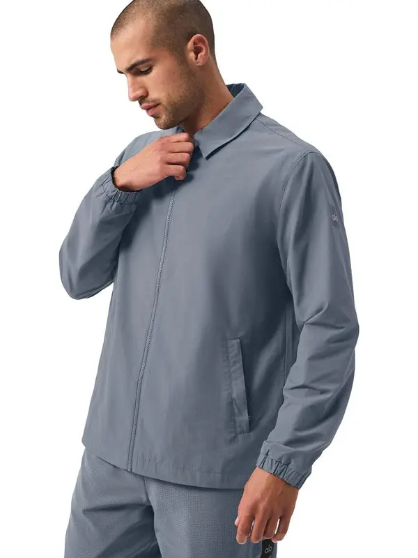 Alo Yoga Torrent Overshirt Jacket - Steel Grey