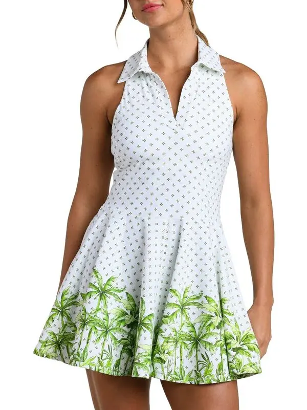 La Blanca Club Palm Tennis Dress - Lime