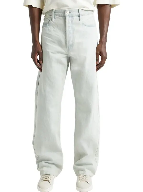 Fear Of God Straight-leg Jeans - Bleach Wash