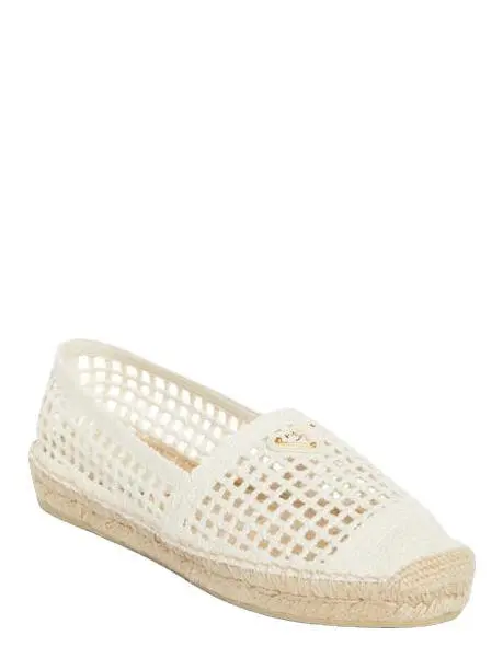Prada Crochet Espadrille - Avorio