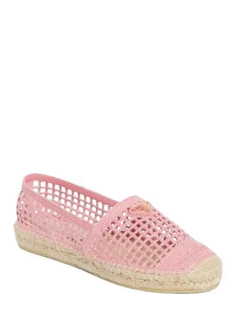 Prada Crochet Espadrille - Begonia