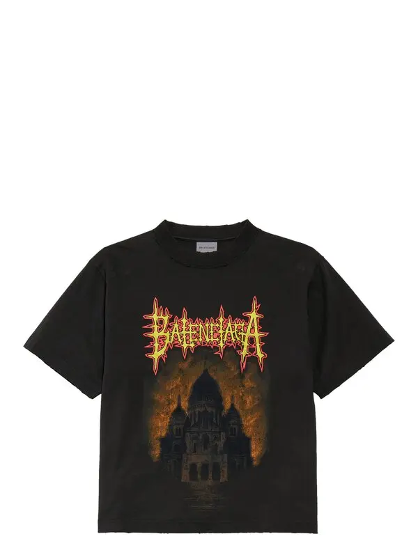 Balenciaga Sacré-cœur T-shirt - Black