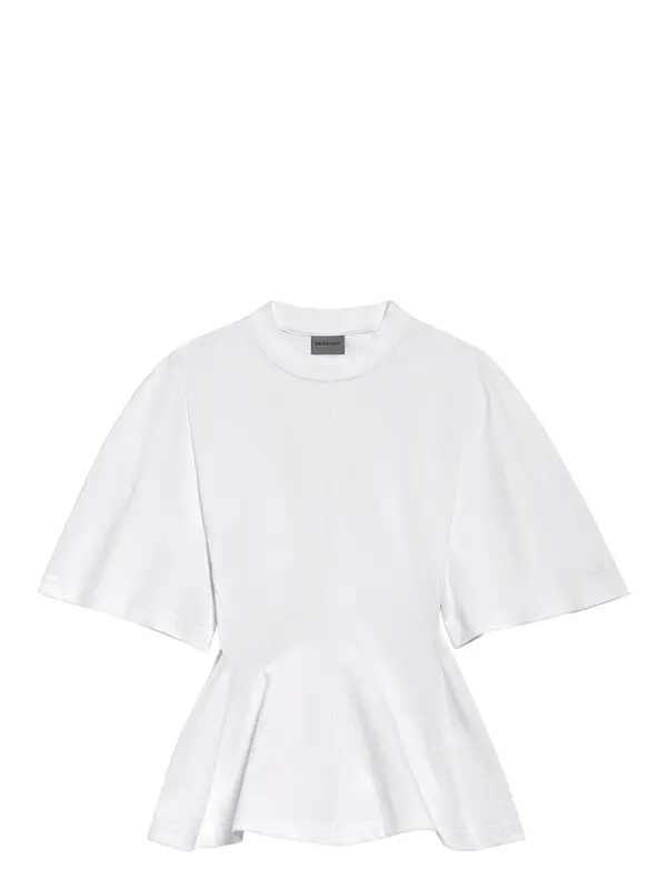 Balenciaga Cotton Shaped T-shirt - White