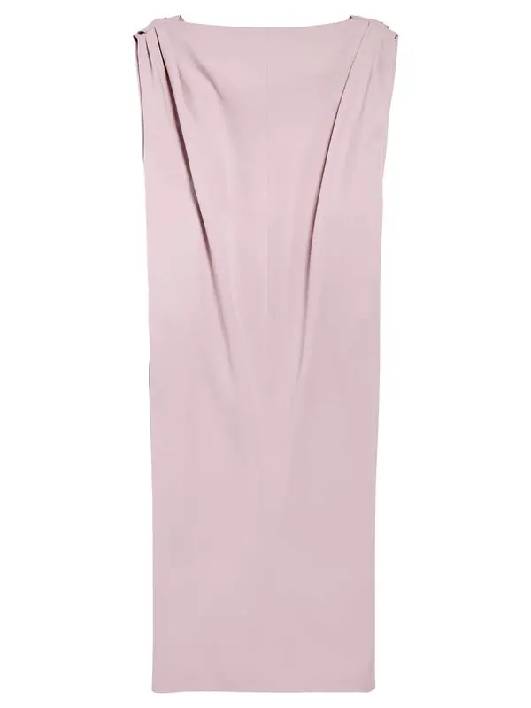 Balenciaga Silk-wool Sack Midi Dress - Pink