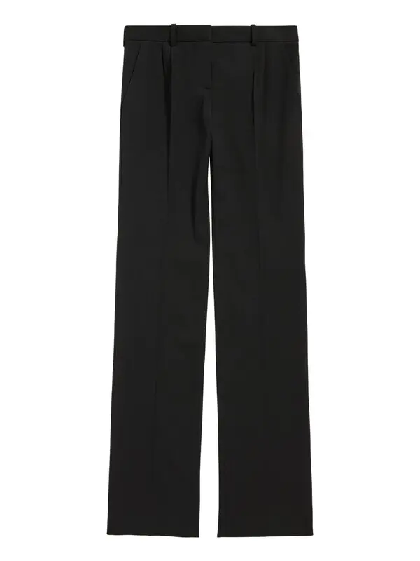 Balenciaga Stretch-wool Slim Trousers - Black